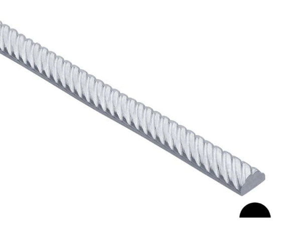 925 Silver Patterned Half Twist Embossed Wire - Pod Jewellery